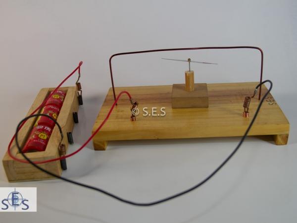 Magnetic effect of a straight current (Oersted experiment) + magnetic ...